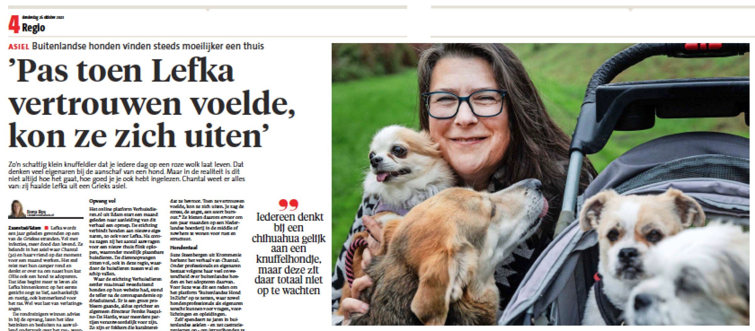 Verhuisdieren in Noordhollands Dagblad - Verhuisdieren.nl